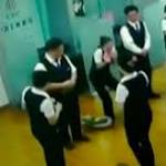 Terrifying moment massive python falls from ceiling onto staff meeting ...