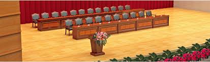 英和画像辞典：(platform, stand, rostrum, podium)の関連画像一覧！
