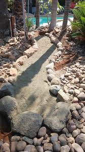 Creating a DIY Concrete Path with Natural Stone Edging: A Step-by-Step ...